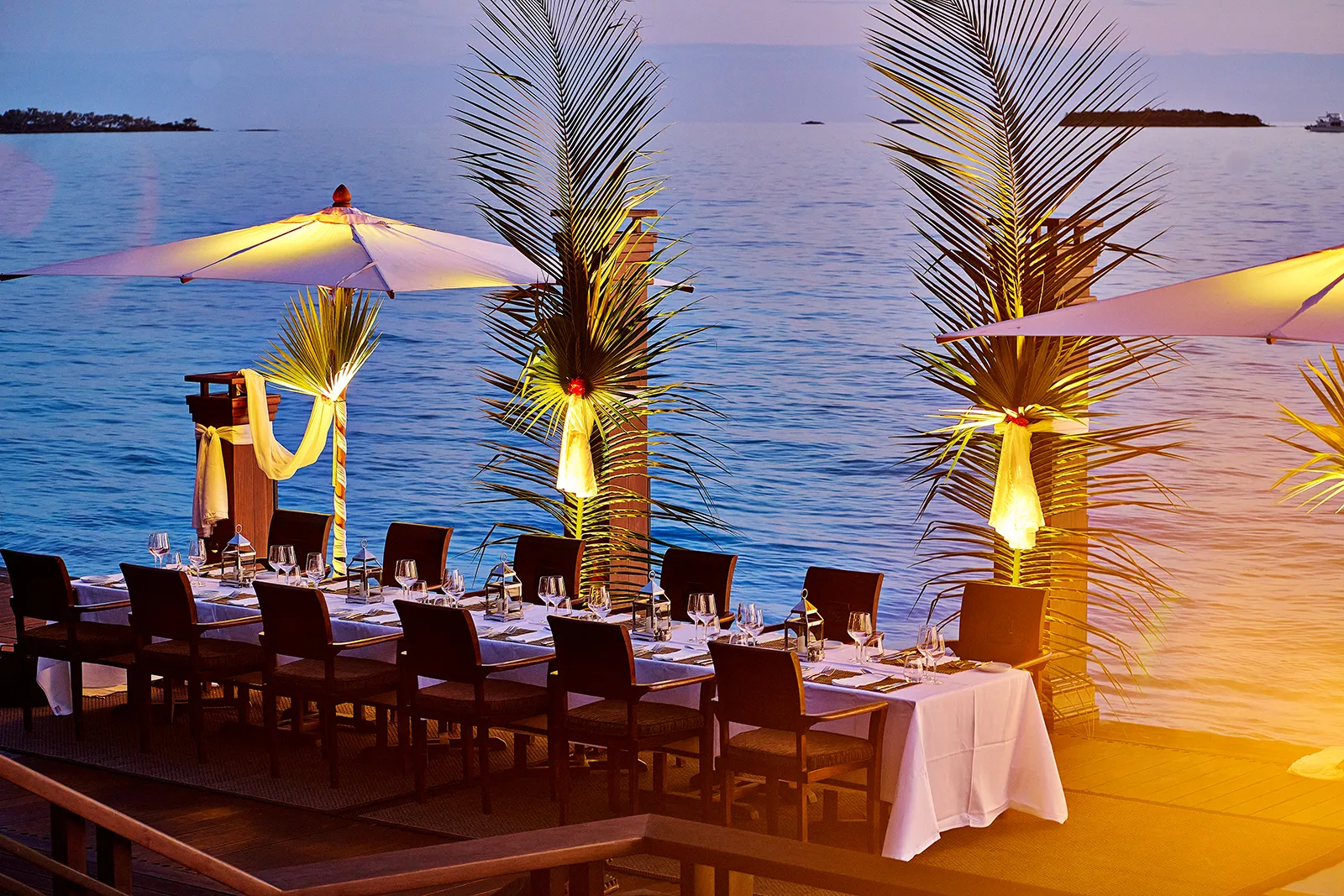 Dining at Musha Cay
